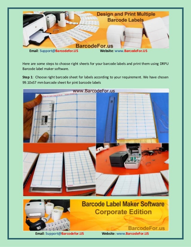 How to choose right barcode sheets for your barcode labels