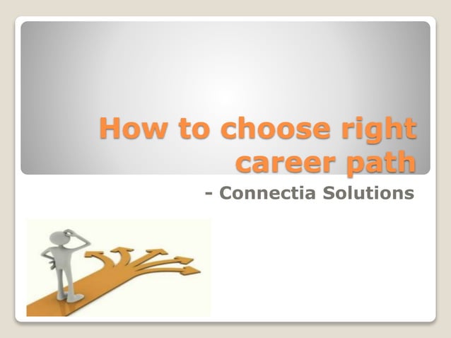 How to choose right career path | PPTX | Career Advice | Careers