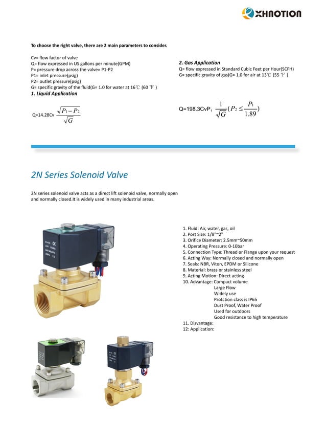 How to choose solenoid valve | PDF