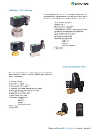 How to choose solenoid valve | PDF