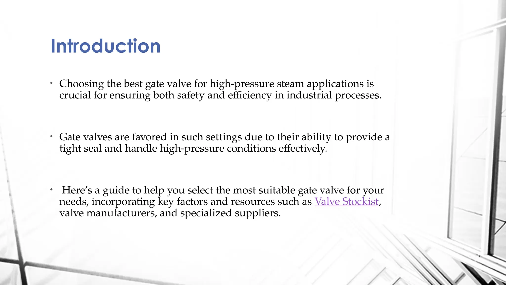 How to Choose the Best Gate Valve for High-Pressure Steam Applications ...
