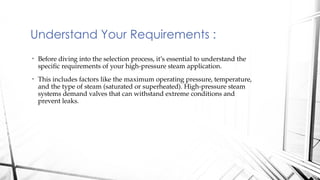 How to Choose the Best Gate Valve for High-Pressure Steam Applications ...