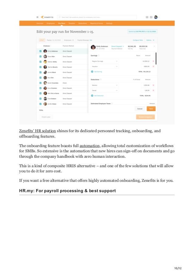 How to Choose the Best HRIS (Human Resources Information System) | PDF