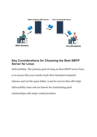 How to Choose the Best SMTP Server for Your Linux in 2024 | PDF