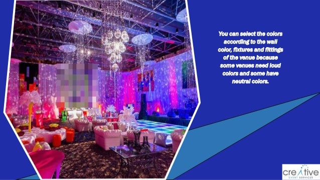 How to Choose the Colors for your Next Event Designs