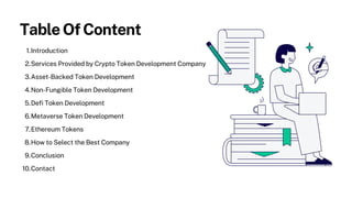 How to Choose the Crypto Token Development Company.pdf