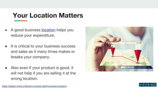 Choosing the right business location | PPTX