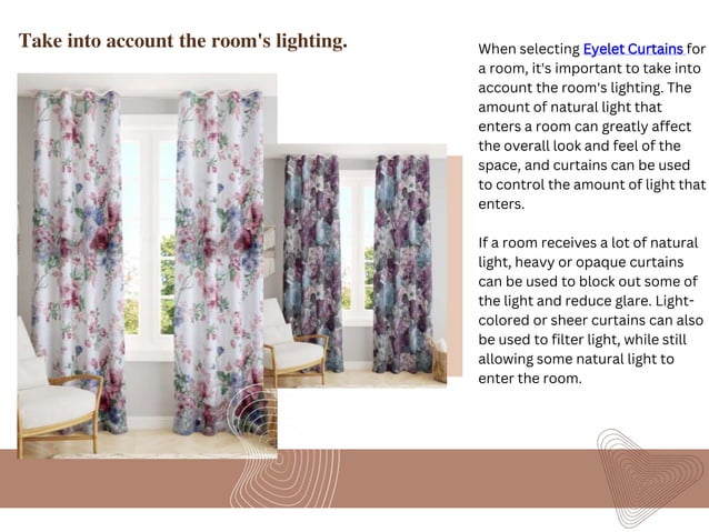 Guide to selecting the perfect curtains for your home for different ...