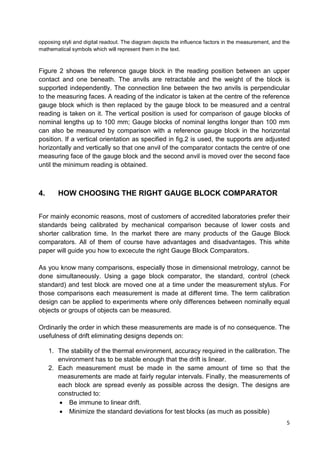 How to choose the right gauge block comparator | PDF