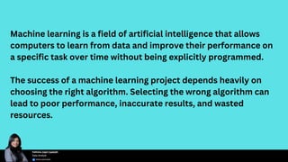 How to choose the right machine learning algorithm for your project ...