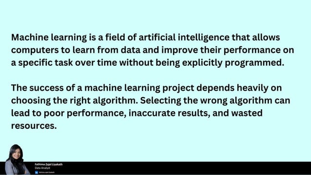 How to choose the right machine learning algorithm for your project (1).pdf