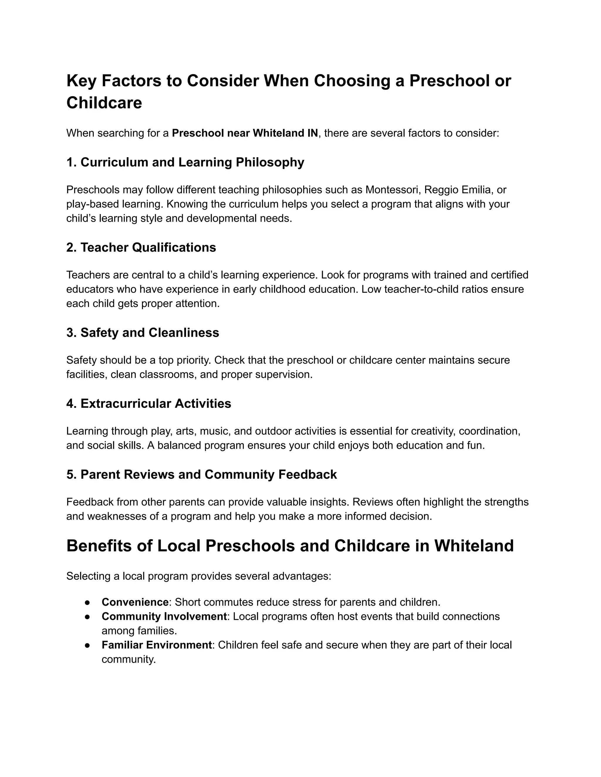 How to Choose the Right Preschool and Childcare in Whiteland, IN.pdf