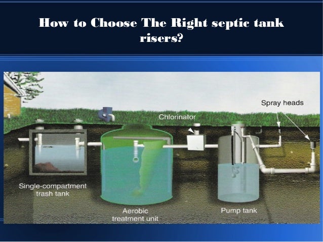 How to choose the right septic tank risers