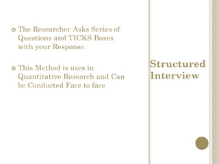 How to choose your research methods | PPT