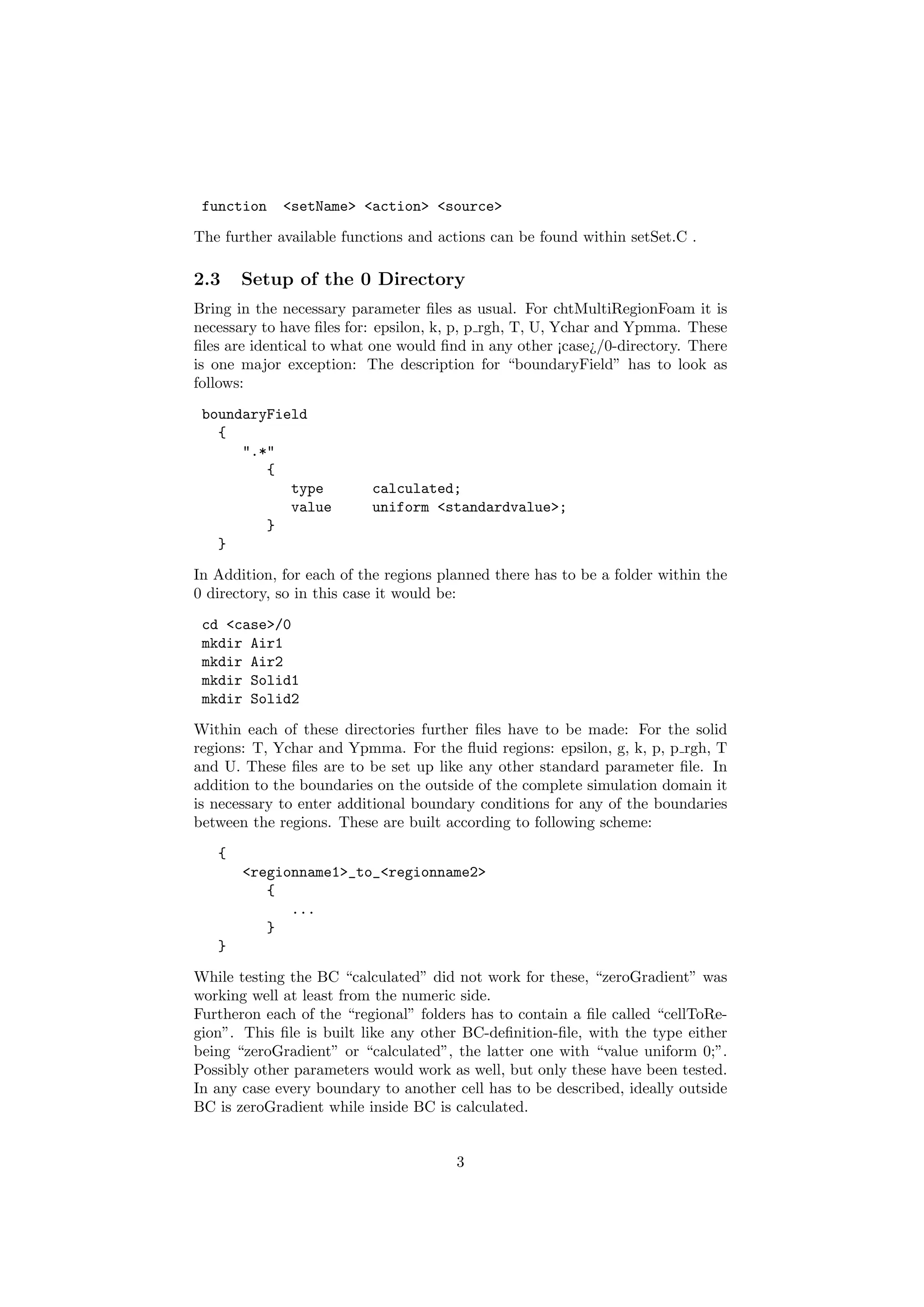 How to chtmultiregionfoam | PDF