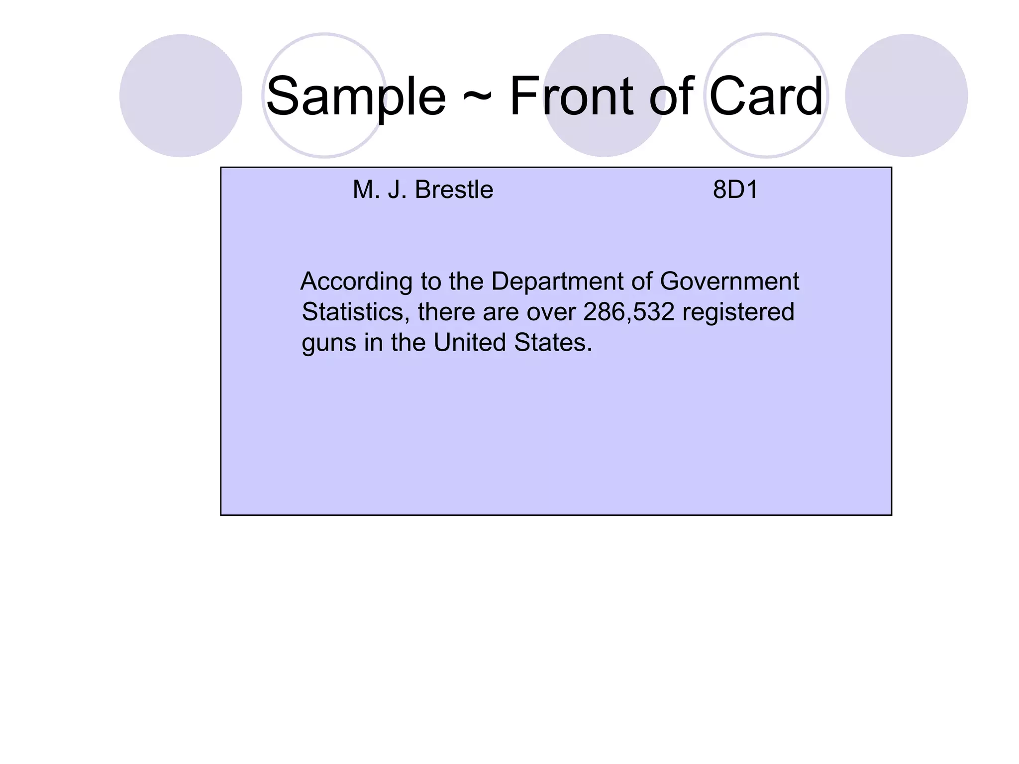 How to~ Citation Cards | PPTX