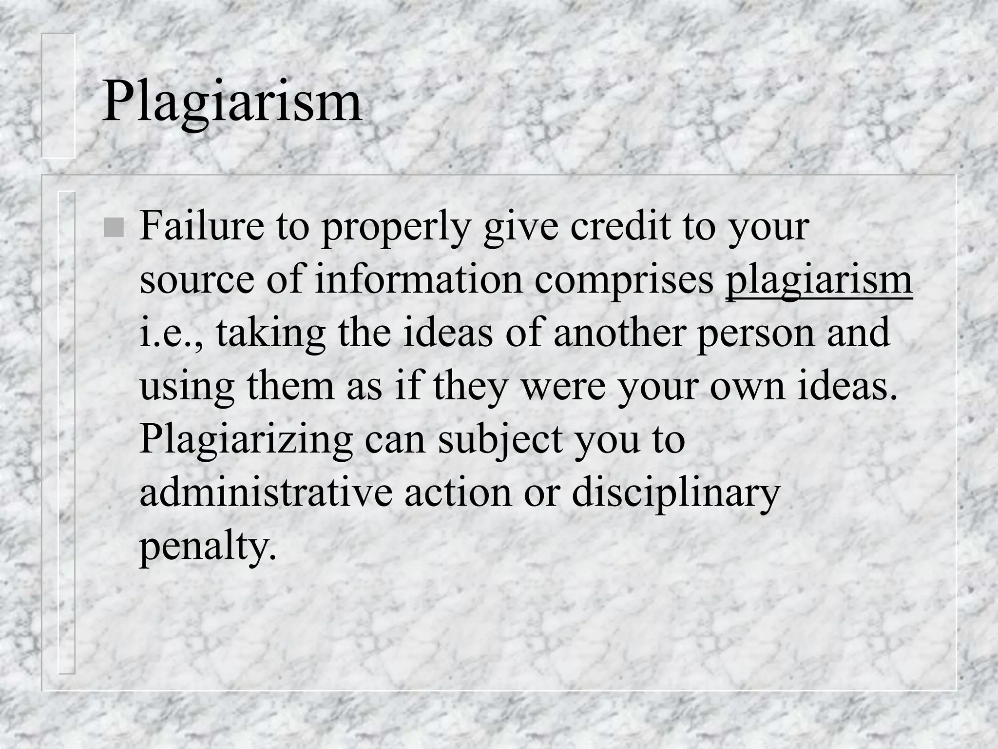 introduction to citation and reference methods | PPT