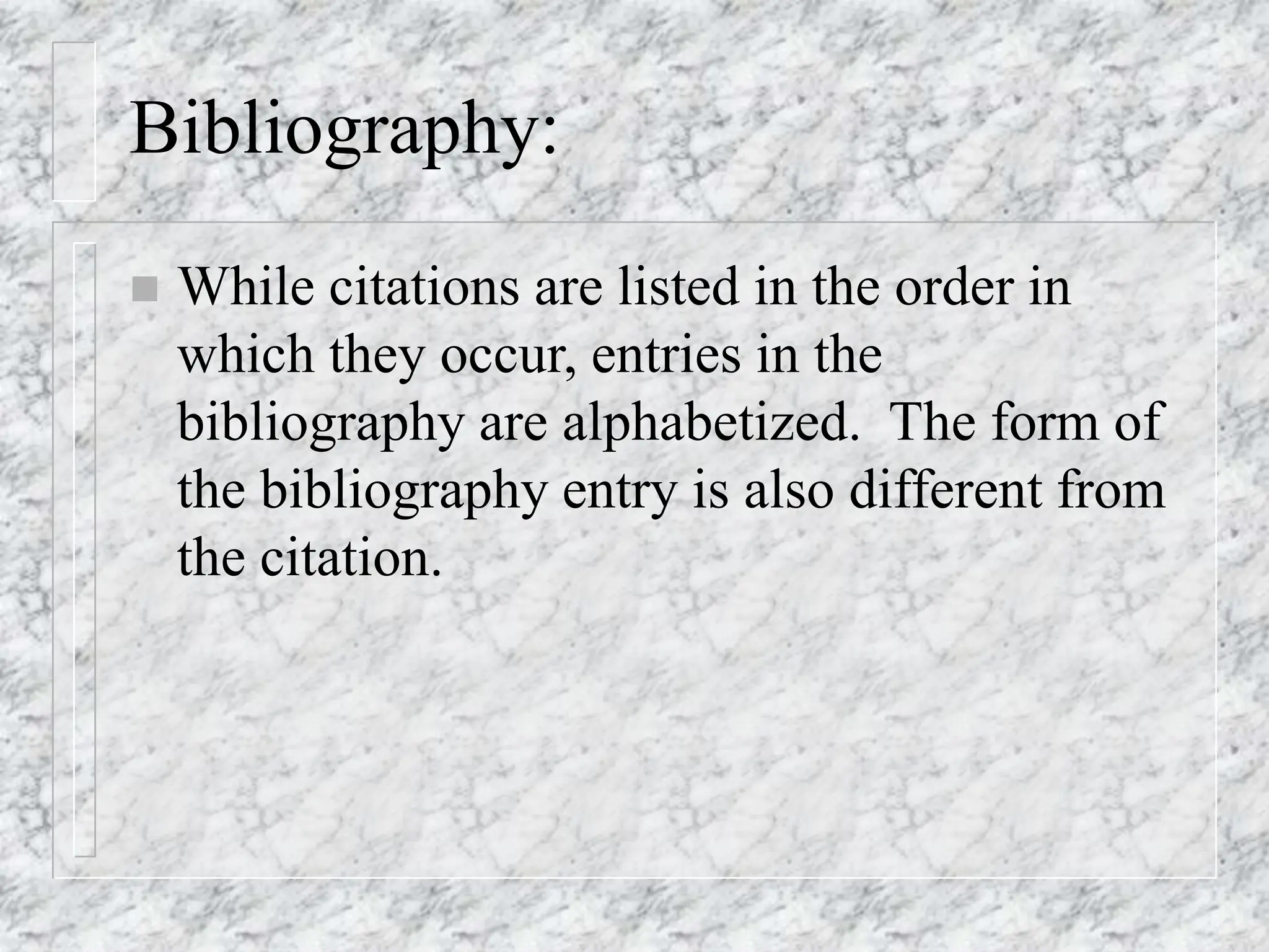 introduction to citation and reference methods | PPT