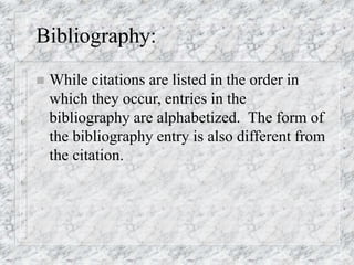 introduction to citation and reference methods | PPT