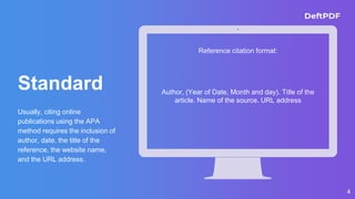 How to cite PDF properly | PPTX