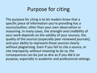 How to cite sources | PPTX