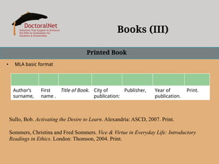 How to Cite Sources Using Harvard, Chicago, and MLA Styles | PPT