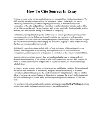 How To Cite Sources In Essay.pdf
