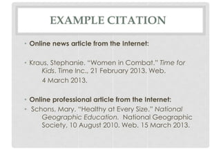How To Cite Websites | PDF