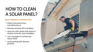 How to Clean Solar Panels in the Right Way | PDF
