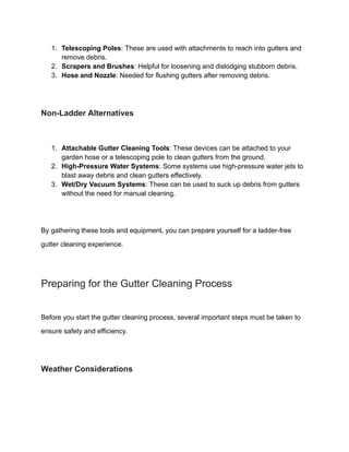 How to clean gutters without using a ladder.pdf