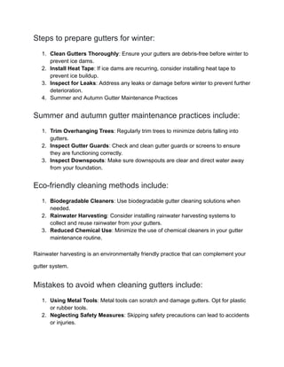 How to clean roof gutters in Melbourne .pdf