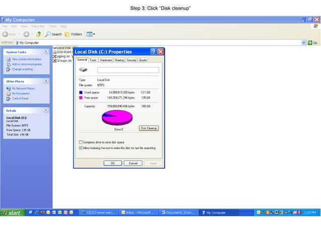 How To Cleanup Disk | PPT