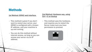 How to Clear Event log for Dell PowerEdge Servers | PPT