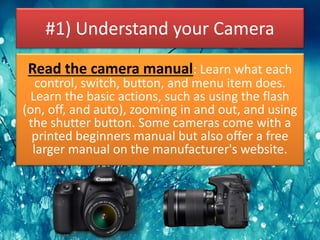 How to click better photos in 8 steps. | PPTX