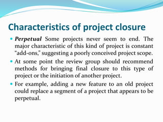 How to close a project | PPTX