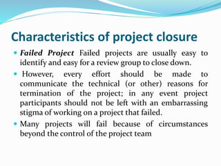 How to close a project | PPTX