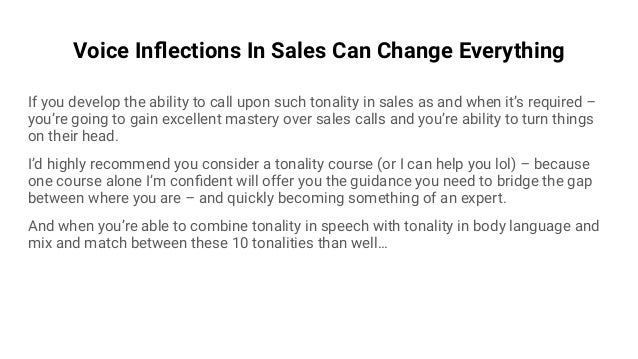 How to close sales like clockwork by using killer tonality | PDF