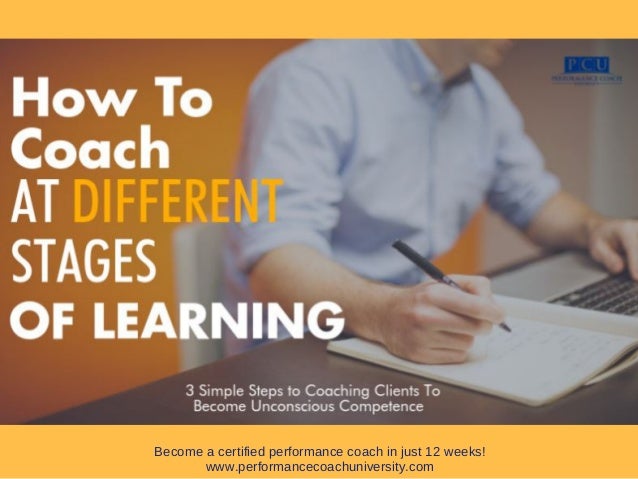 How to Coach at Different Stages of Learning