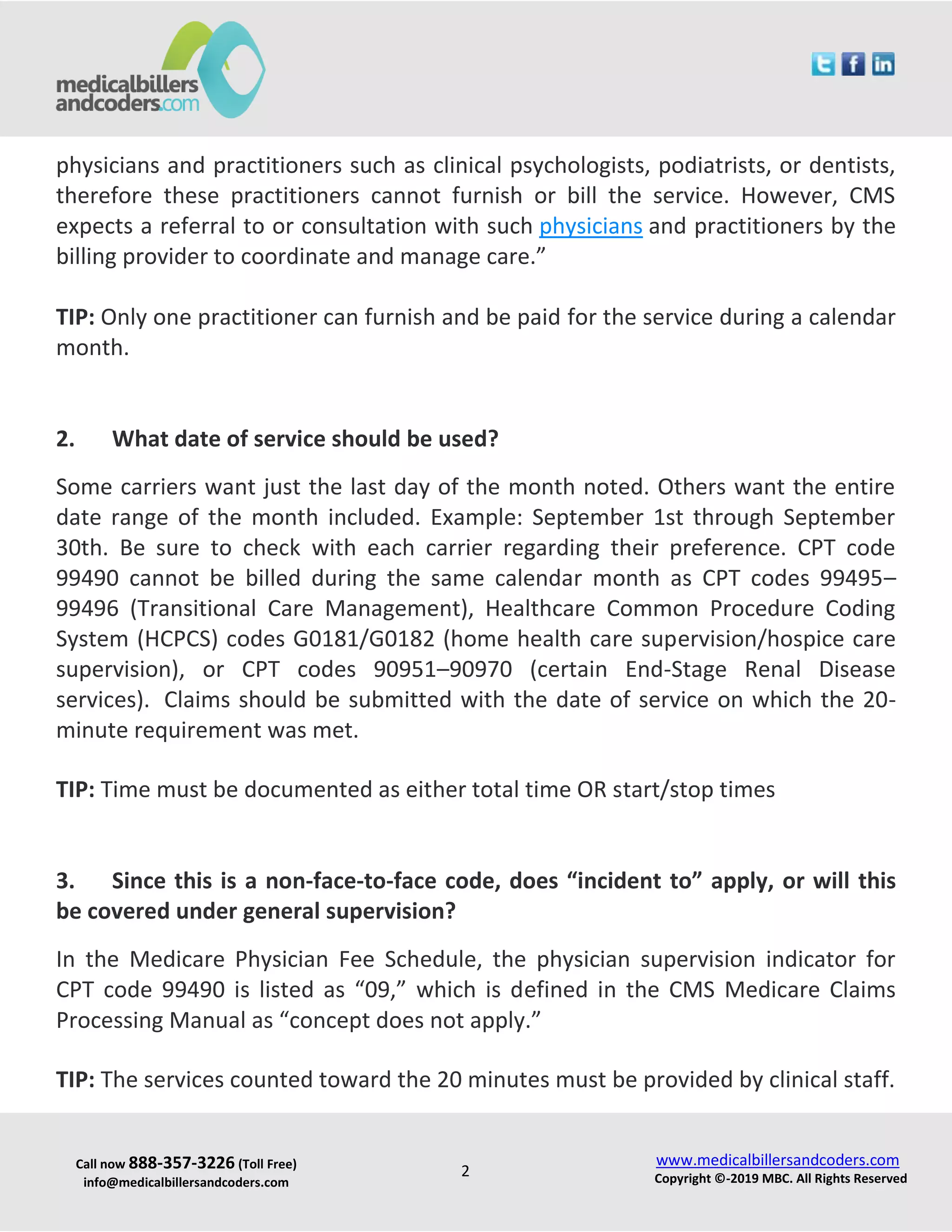 How to code CPT 99490? | PDF