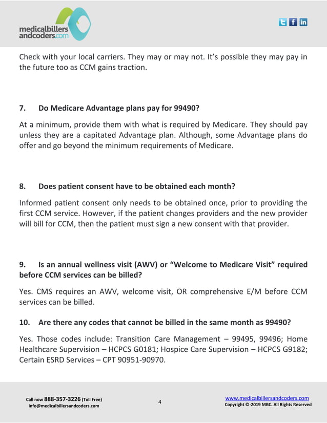 How to code CPT 99490? | PDF