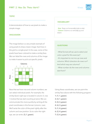 Coding - Pixel Art | PDF
