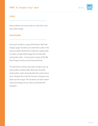 Coding - Pixel Art | PDF