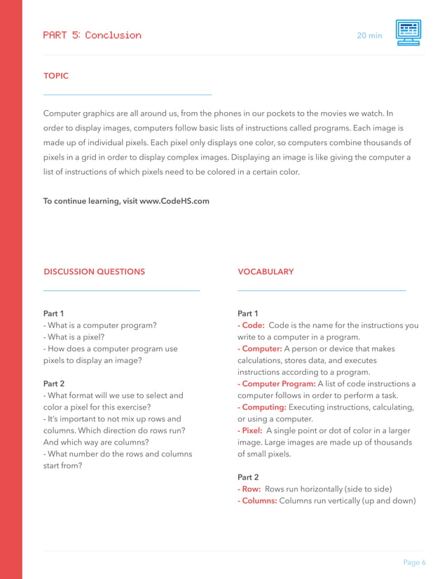 Coding - Pixel Art | PDF