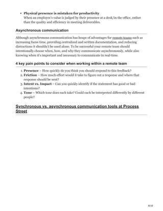 How to Combat Zoom Fatigue: Synchronous vs. Asynchronous Communication ...