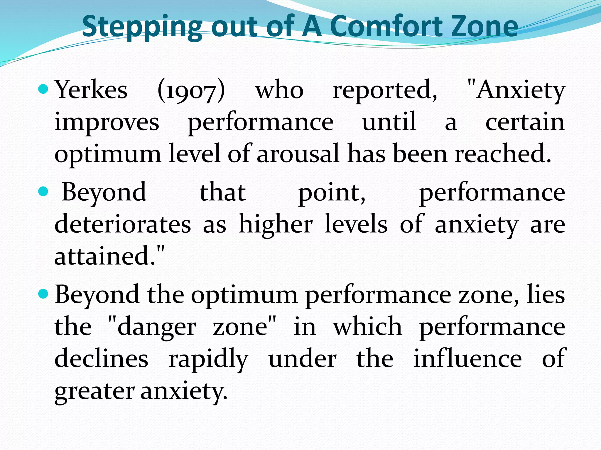 How to come out of a comfort zone ppt | PPTX