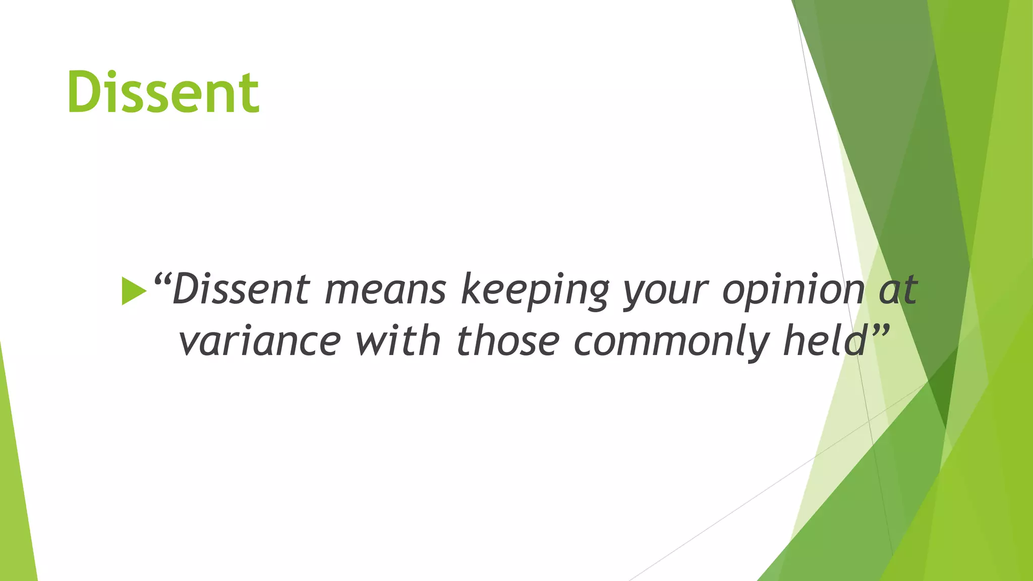 How to communicate dissent at work | PPT