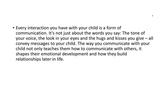 How to communicate with child.pptx | Parenting Babies and Toddlers ...