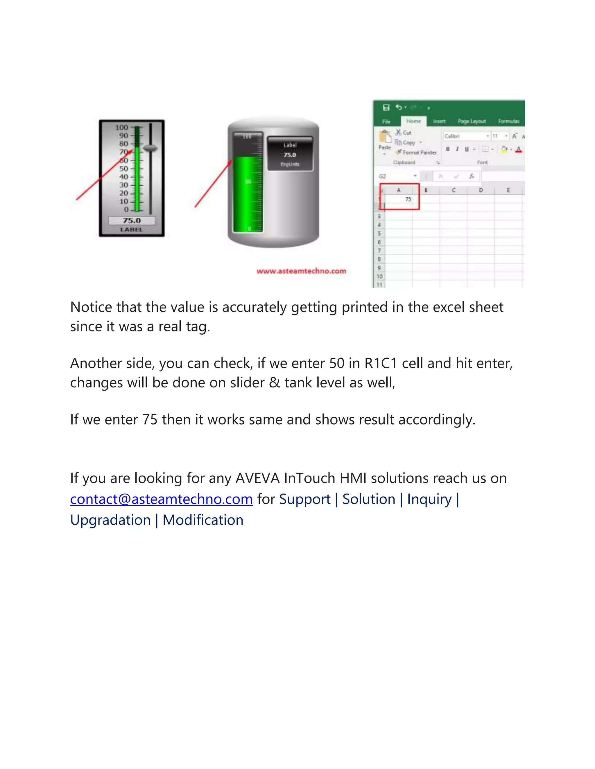 How to Communicate with Excel from Intouch SCADA | DOCX | Computing | Technology & Computing
