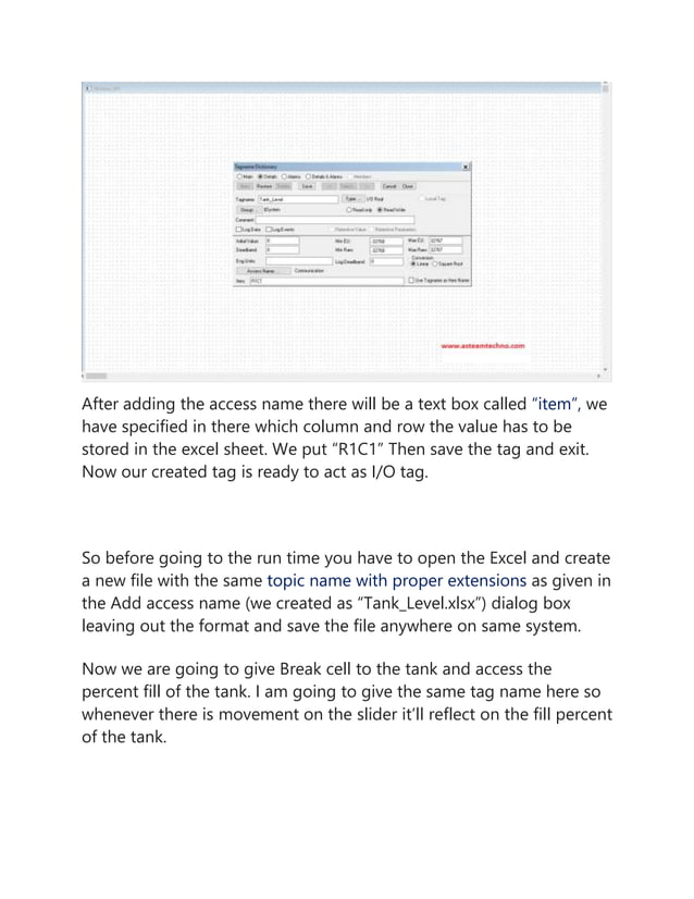 How to Communicate with Excel from Intouch SCADA | PDF