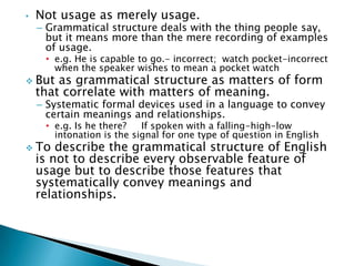 How to compare two grammatical structures | PDF